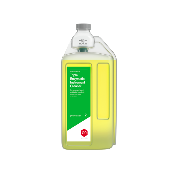 G9 Instrument Cleaner 2 Litre - Yellow - Molloy Veterinary